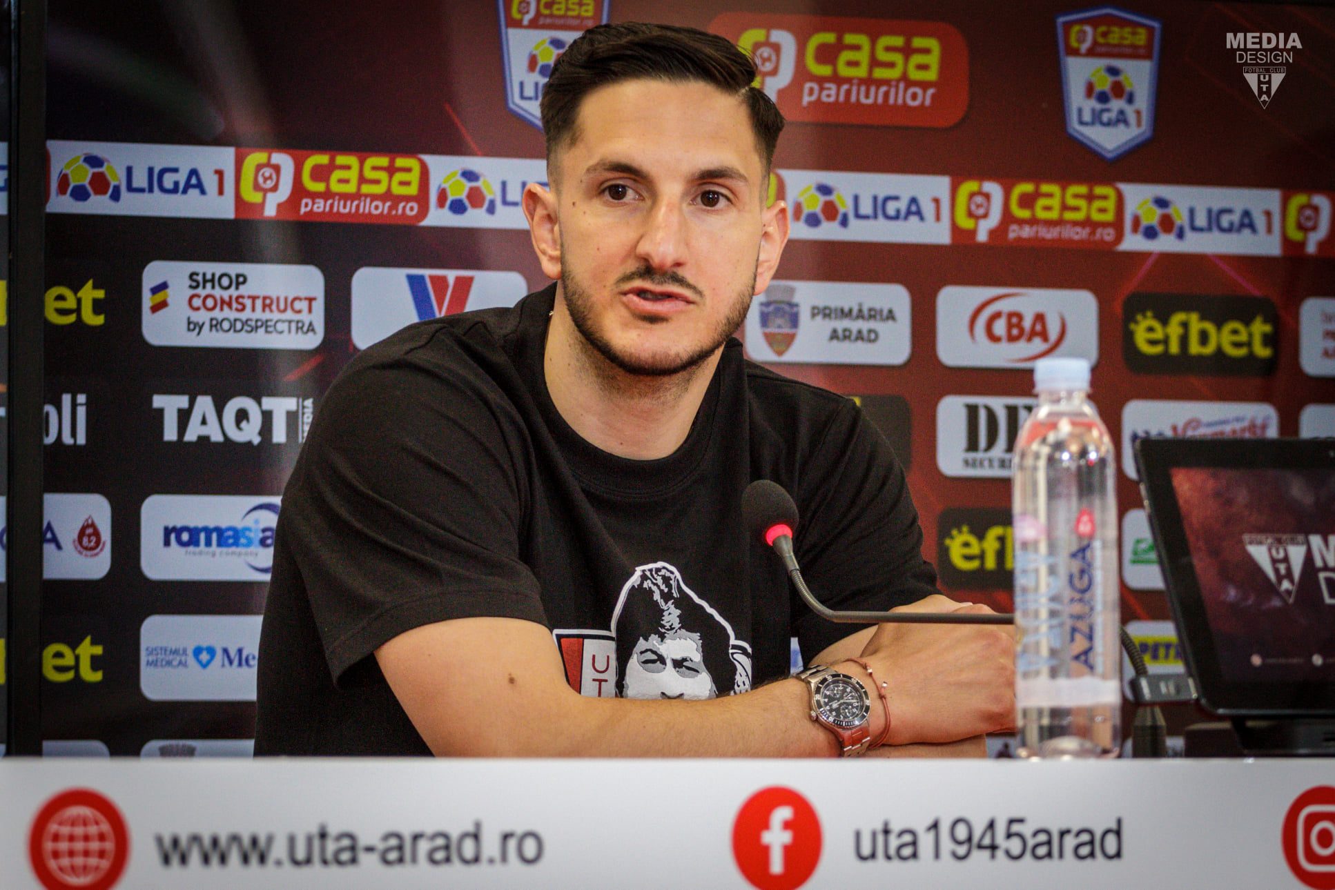 Vukcevic, jucător legitimat la UTA, a marcat primul său gol pentru ...