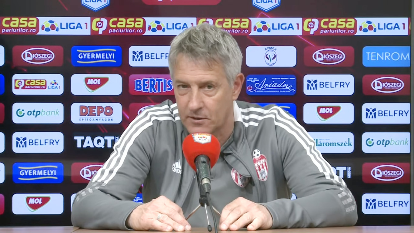 Cristiano Bergodi spune că a fost surprins de jocul Rapidului: ”Nu mă așteptam la tactica asta ...