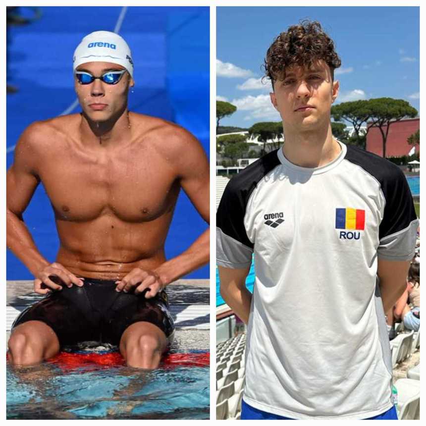 David Popovici şi Andrei Anghel, în finale la Sette Colli Trophy - Realitatea Sportiva