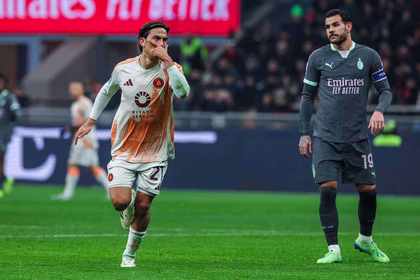 AC Milan a remizat cu AS Roma, scor 1-1 - Realitatea Sportiva